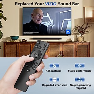 for VIZIO-Soundbar-Remote, Replacement for VIZIO 5.1/2.1 Home Theater Sound Bar，for VIZIO M/V/P Series Home Audio Sound System