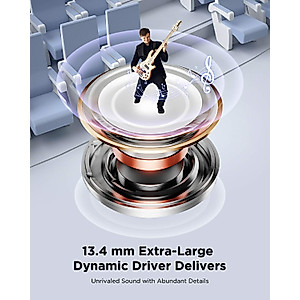 1MORE ComfoBuds Wireless Earbuds for Kids, Mini Noise Cancelling True Wireless Earbuds for Teenager, Bluetooth 5.0 Headphones with 4 Mics, IPX5 Waterproof Sports Earphone for Students, White