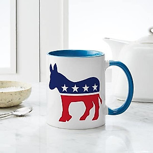 CafePress Democrat Donkey Mug Ceramic Coffee Mug, Tea Cup 11 oz