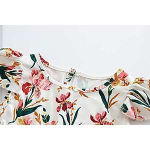 Toddler Baby Girls Tutu Dress Ruffle Sleeveless Floral Princess Dress Summer Clothes Outfits (Pink-Daffodil, 3-4T)