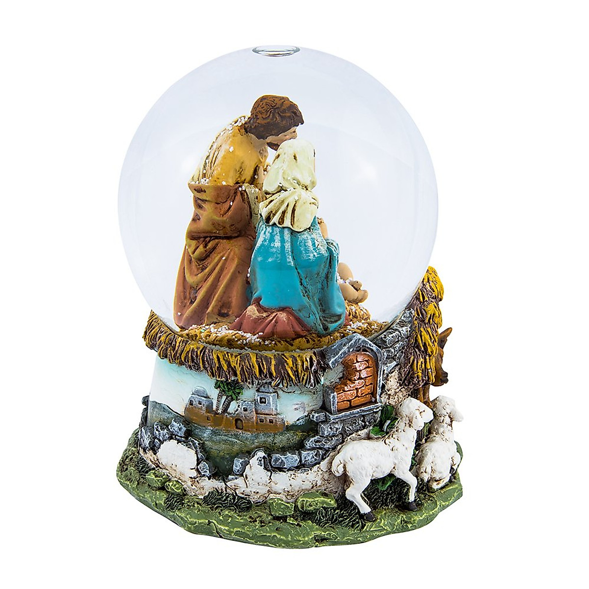 Kurt Adler Holy Family Musical Water Globe, 100mm
