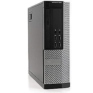 Dell Optiplex 9020 Desktop Computer PC, Intel Quad-Core i5, 500GB HDD Storage, 8GB DDR3 RAM, Windows 10 Pro, DVD, WiFi, 20in Monitor, RGB Productivity Bundle (Renewed)