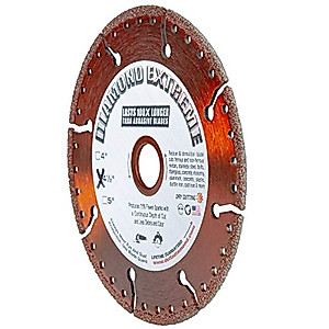Delta Diamond Extreme 4-1/2 Inch Metal All-Cut Diamond Blade, Heavy-Duty All-Purpose Diamond Cutting Wheel 5000+ Cuts on Metal, Rebar, Steel, Iron, 7/8"-5/8" Arbor (4.5")
