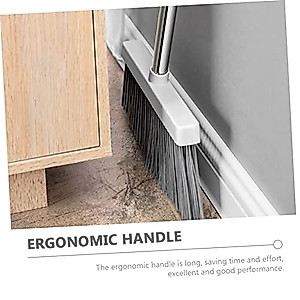 HOMOCONO 1 Set Broom Dustpan Kit Kitchen Brooms Escobas para Barrer Piso Broom and Dustpan Outdoor Dustpan Home Cleaning Dustpan Office Broom Standing Dustpan Handled Dustpan The Pet