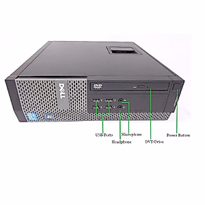 Dell Optiplex 7010 SFF Desktop PC - Intel Core i5, 8GB, 250GB, DVD Windows 10 Pro (Renewed)