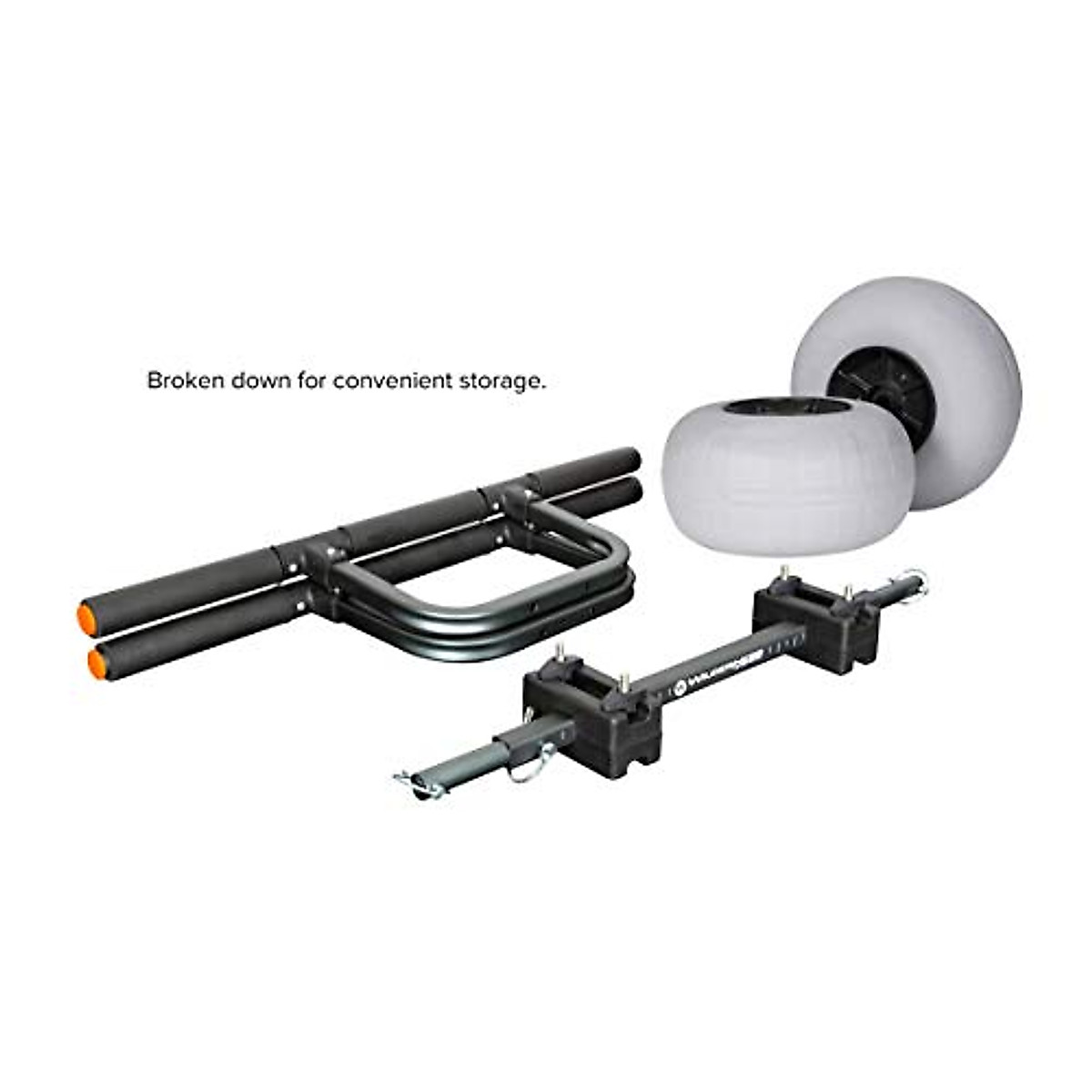 Wilderness Systems Heavy Duty Kayak Cart | Inflatable Beach Wheels | 330 Lb Weight Rating | for Kayaks and Canoes, Model Number: 8070167