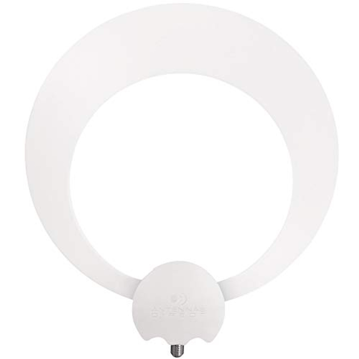 Antennas Direct ClearStream Eclipse TV Antenna, 35+ Miles Range, Multi-Directional, Grips to Walls and Windows, 12 ft. Detachable Coaxial Cable, Black or White, 4K Ready (ECL), compact