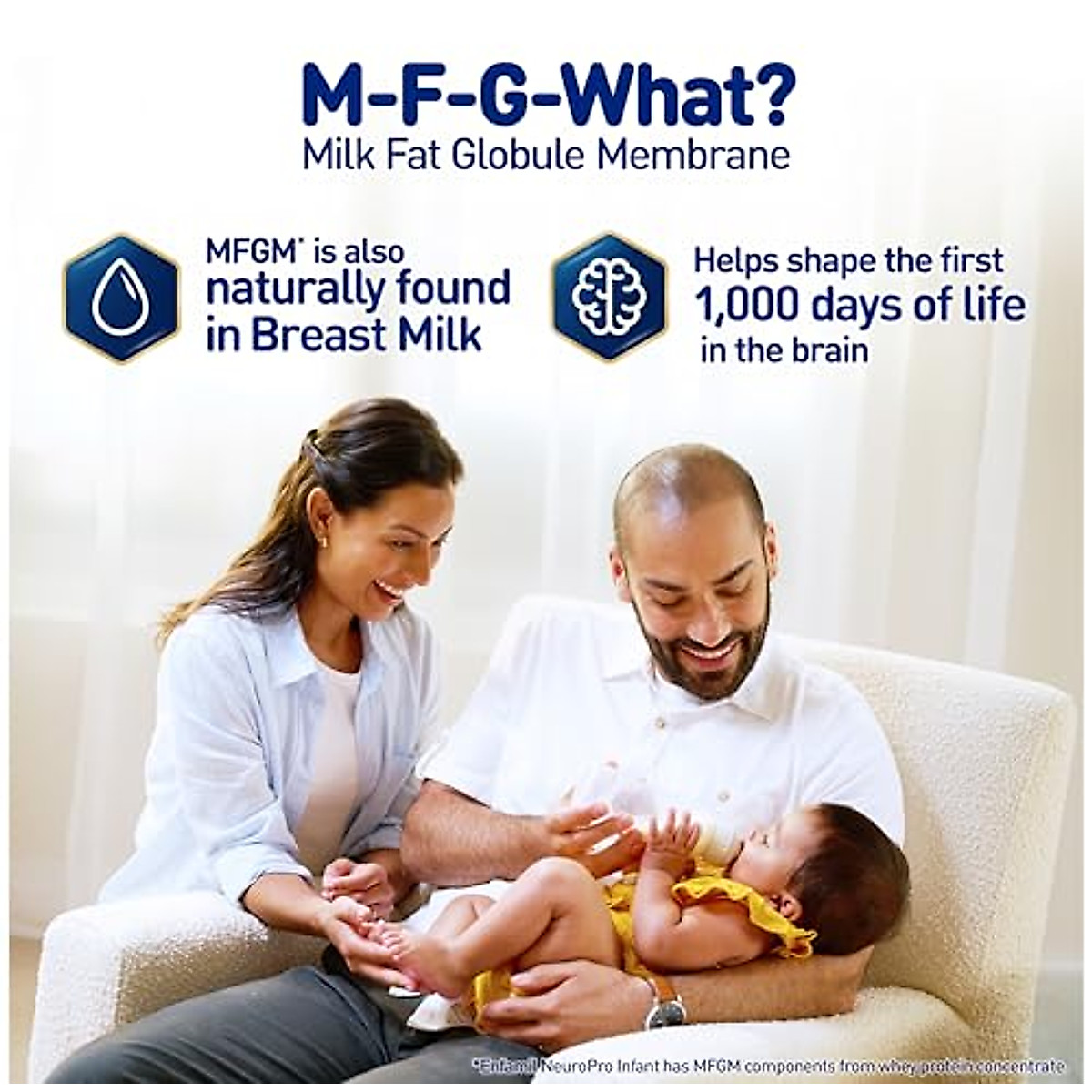 Enfamil NeuroPro Baby Formula, MFGM* 5-Year Benefit, Expert-Recommended Brain-Building Omega-3 DHA, Exclusive Immune Supporting HuMO6 Blend, Ready-to-Feed Infant Formula, Liquid, 6 Fl Oz (24 Count)