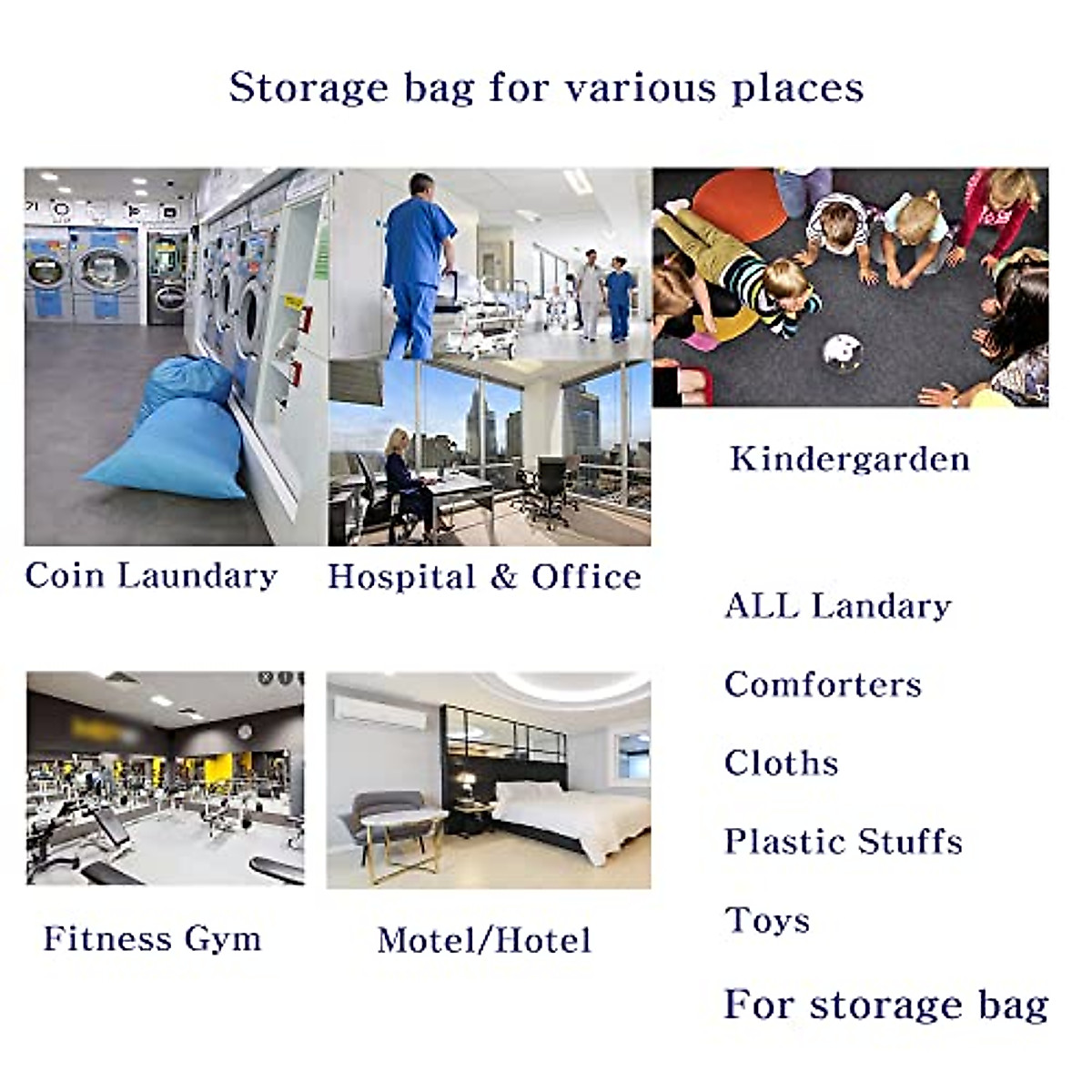 DT&G 2 Packs High Density-Conductive Large Laundry bags / Made of polyester, Drawstring closure, Anti-static / 28”x40” Size / Tear resistance and tight Stitching Dirty Clothes Storage Bags