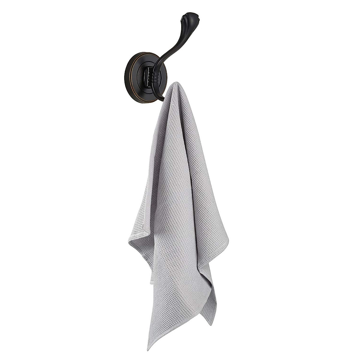 Classic Kitchen Towels, 100% Natural Cotton, The Best Tea Towels, Napkins, Absorbent and Lint-Free, Machine Washable, 16 x 24 Inch, 3 Pack Light Grey