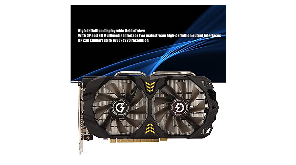 Zunate RX580 8G Graphics Card - High Performance Gaming GPU