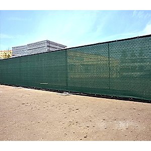 TruePower Privacy Fence Screen 6' Tall x 50'' Long - Green for Patio, Deck, Balcony, Backyard, Fence, Apartment Privacy