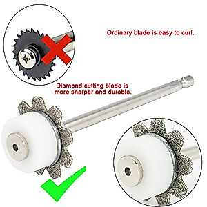 scottchen PRO Inside Pipe Cutter 1-1/2"(36mm) Internal PVC Plastic Pipe Cutting Tool Diamond Cutting Blade-1set