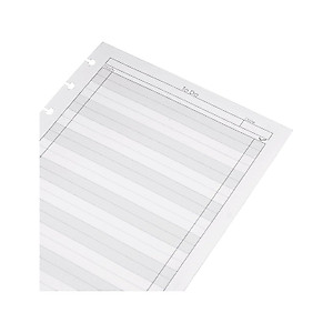 Staples? Arc "to-Do" Notebook Filler Paper, Junior-Sized, White, 50 Sheets