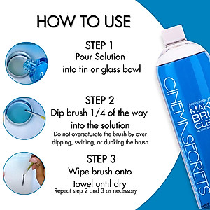 Cinema Secrets Professional Makeup Brush Cleaner, 32 fl oz, Vanilla