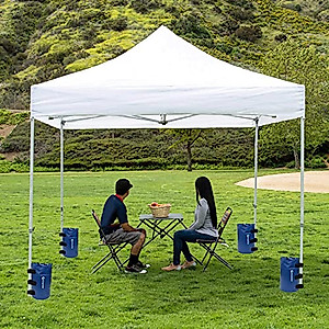 Anavim Canopy Water Weights Bag, Leg Weights for Pop up Canopy 4pcs-Pack Blue