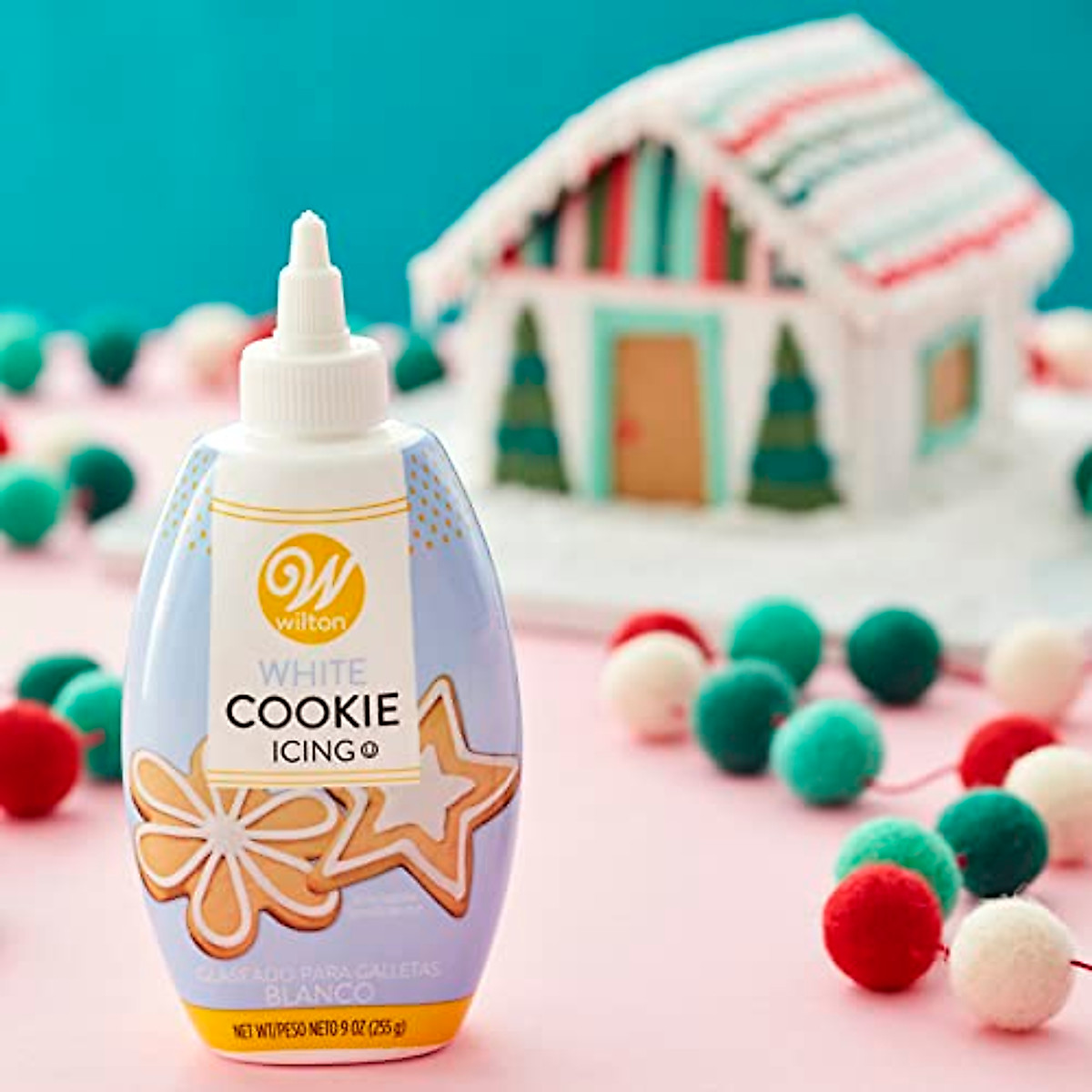 Wilton Cookie Icing - Quick, Easy-To-Use and Ready for Cake and Cookie Decorations, 9 Ounce, White