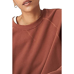 Bandier x Sincerely Jules_The Juniper Crew Neck Sweatshirt Sunbaked-M