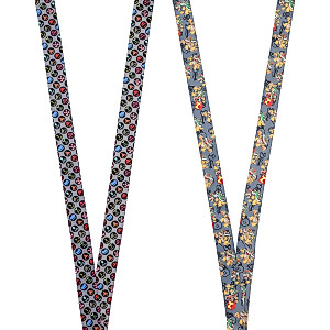 Bioworld Super Mario Brothers Bowser Lanyard with Metal Charm and ID Sleeve