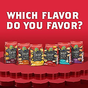 RITZ Crisp and Thins Cream Cheese and Onion Chips, 7.1 oz