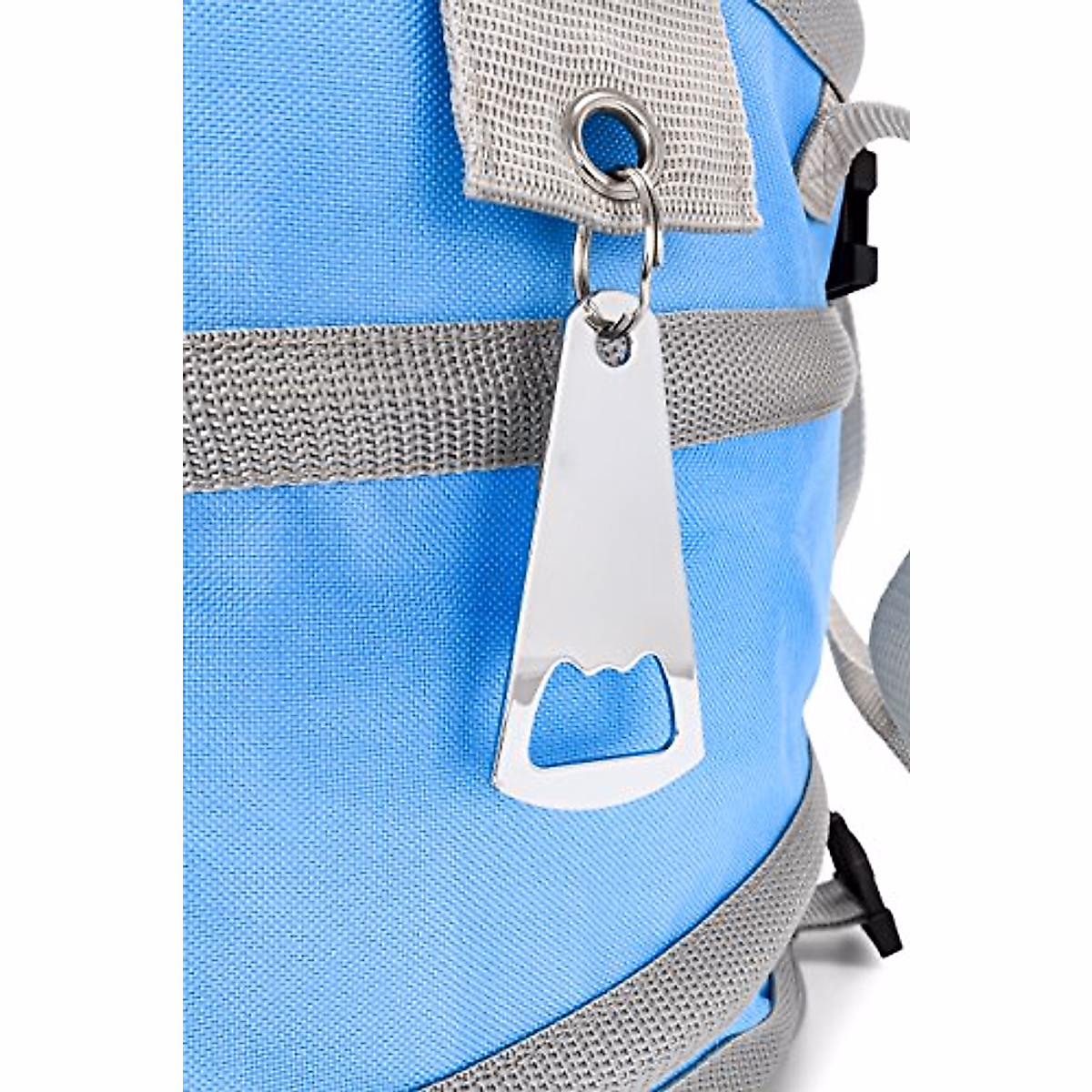 Camco Pop-Up Cooler | Lightweight, Waterproof and Insulated Pops Open for Use and Collapses Flat for Storage | Ideal for the Beach, Pool, Camping, Tailgating and Travel | Blue (51995)