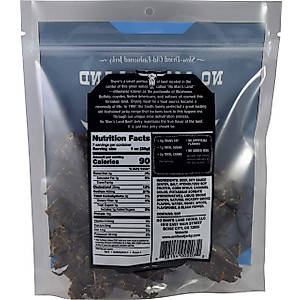 No Man’s Land BLACK PEPPER Beef Jerky High Protein Low Calorie Low Carb Beef Snack 7.0oz Bag