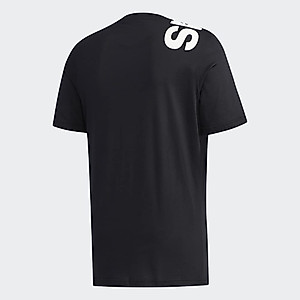 adidas mens New Authentic Tee Black X-Small