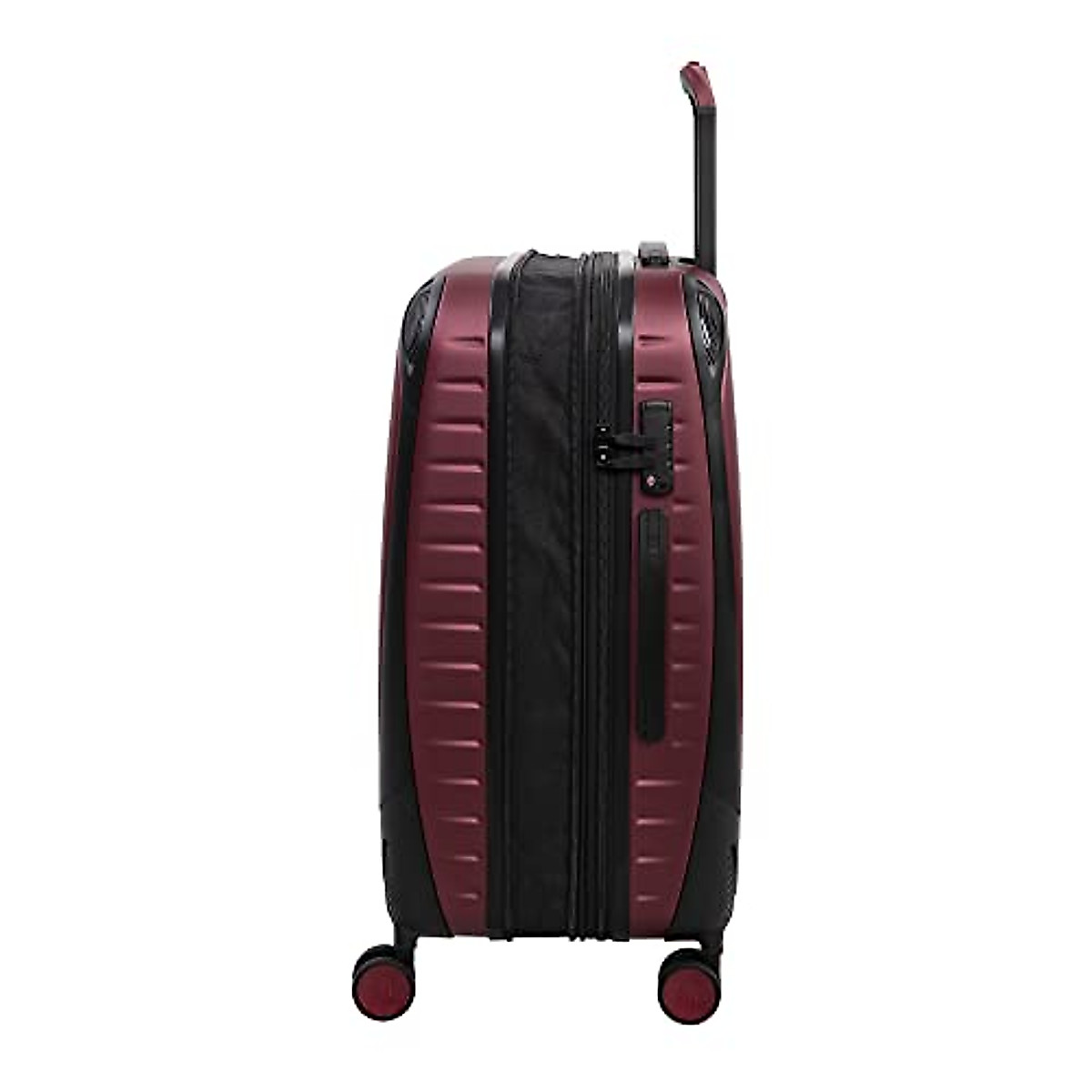 it luggage Lineal 32" Hardside Checked 8 Wheel Expandable Spinner, Red