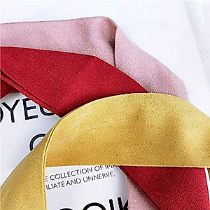 Yeshan Solid Color Wire headbands for Women with Rabbit ears Bow Headband, Twist Wired Headbands,Yoga Sports Head Wraps Hair Accessory,Pack of 9