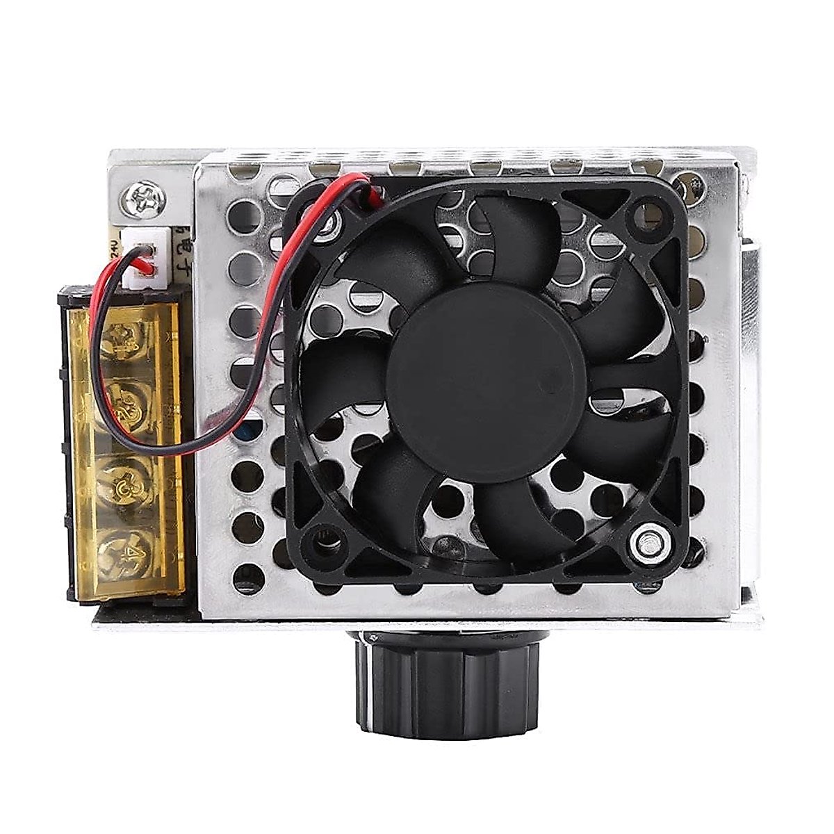 SCR Electric Voltage Regulator Dimmer Temperature Controller Motor Speed Controlling Module Board With Cooling Fan (110V AC 4000W )