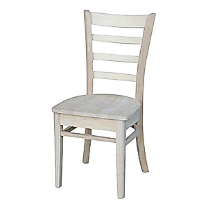 International Concepts Emily Side Chair, Unfinished