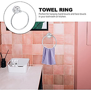 DIKACA Mounted Storage Mount Hangers Contemporary Wall-Mounted Toilet Stainless Hand Rack Holder Practical Accessories Stand Towels Hardware Farmhouse Decorative Organizer Ring