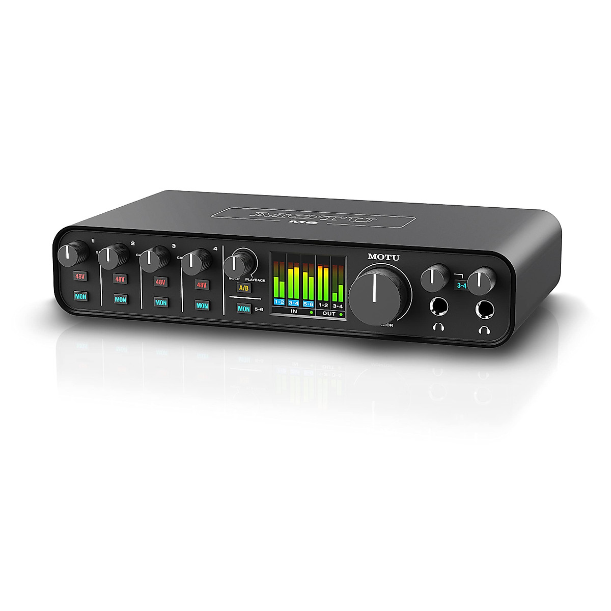 MOTU M6 6x4 USB-C Audio Interface with Studio-Quality Sound