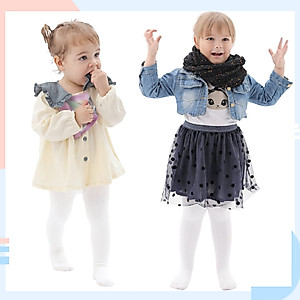 hakugoo Baby Tights Toddler Cable Knit Leggings 3 Pack Cotton Seamless Stockings Pantyhose for Toddlers (Pink+Purple+Dark Violet, 6-12 Months)