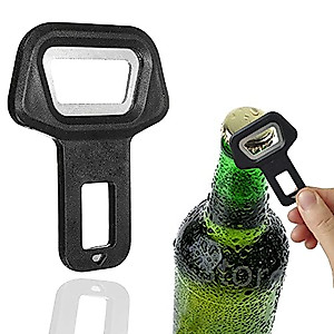 2 Pcs Flat Bottle Opener Attachable Keychain Can Opener Beer Openers for Bar Bartender Kitchen, Gift for Men Husband Dad Father Boyfriend