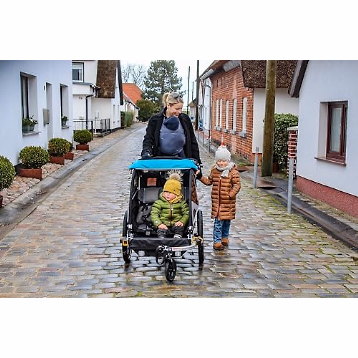 Burley D'Lite X, 2 Seat Kids Bike Trailer & Stroller