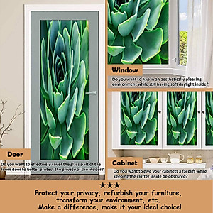 BSPWIRFNZPL Self Adhesive Vinyl Refrigerator Wrap Set Trendy Abstract Shapes Mid Century Inspired Art Organic tral Door Mural Sticker Removable Fridge Cover Peel and Stick Kitchen Decor