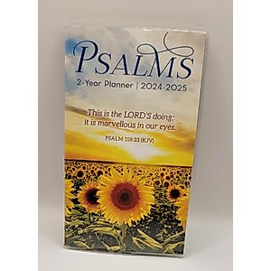 NB Psalms 2 Year 2024-2025 Planner Mini Pocket Calender This is the Lord's doing it is Marvelous in Our Eyes Psalms 118:23 KJV