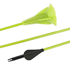 AMEYXGS Archery 27" Fiberglass Sucker Arrows Youth Arrow Safe Suction Cup Arrows for Youth Children Practice Archery (6)