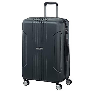 AMERICAN TOURISTER Unisex_Adult Suitcase, Black (Dark Slate), M (67 cm-82 L)