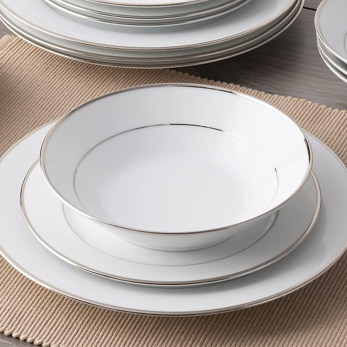 Noritake Spectrum Bowl, Soup, 12 oz., Set of 4 in White