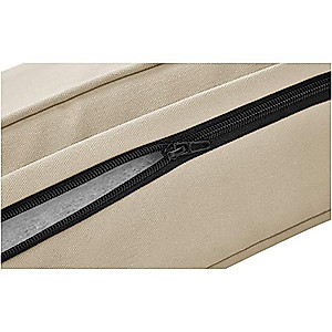 Amazon Basics Deep Seat Patio Seat and Back Cushion Set - Khaki