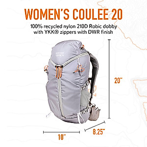 Mystery Ranch Women's Coulee 20 Backpack - Lightweight Hiking Daypack, 20L, M/L, Aura