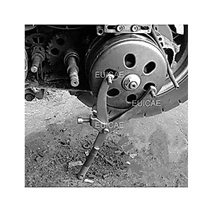 Spanner Wrench Clutch Wrench Adjustable Wrench Holder Hub Flywheel Sprocket Spanner Wrench Set Fan Clutch Removal Tool Tools Scooter Motorcycle Accessories (Type A+B)