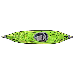 Advanced Elements AdvancedFrame Convertible Inflatable Kayak, Green
