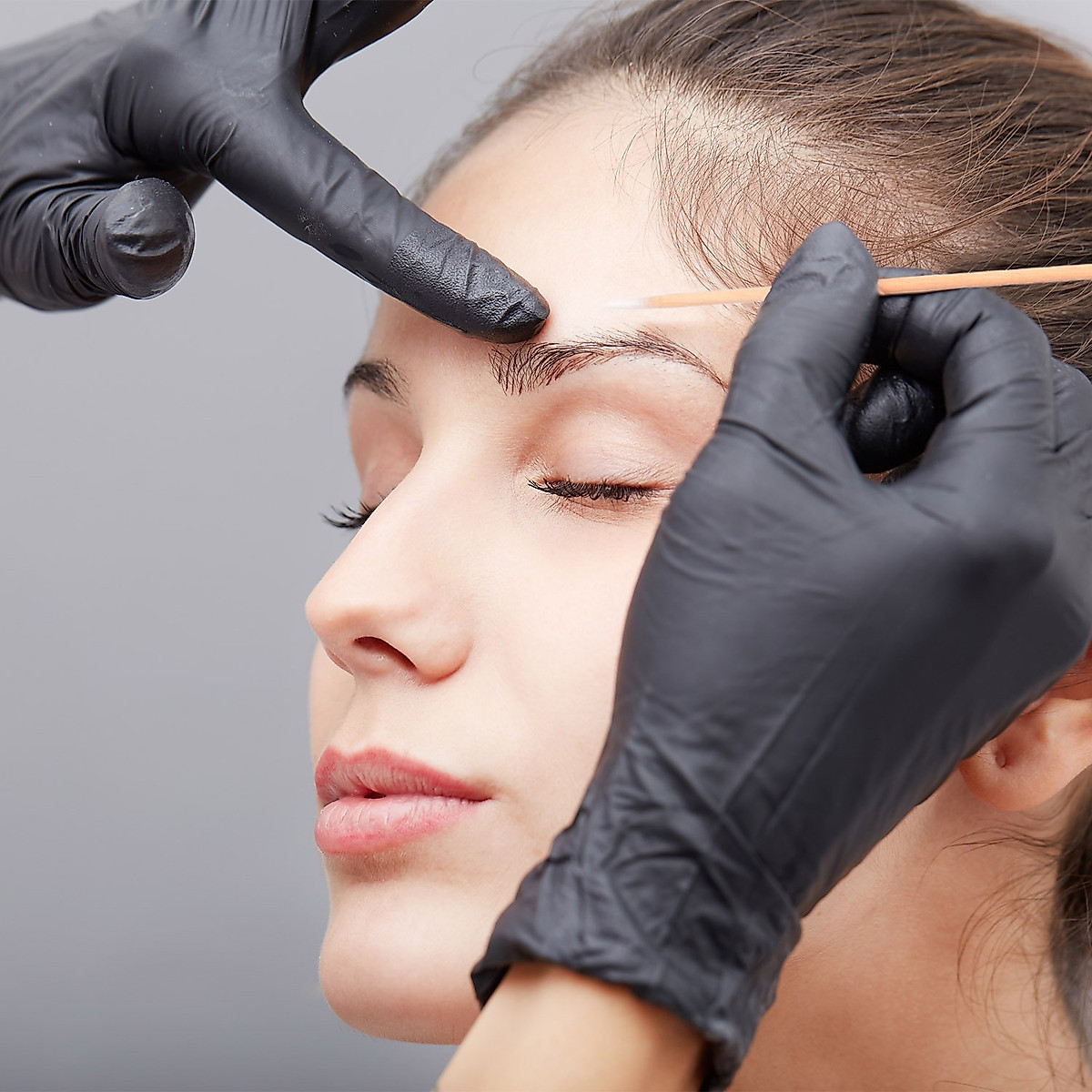 Whaline 400 Pieces Microblading Cotton Swab Tattoo Permanent Supplies Cotton Swabs Makeup Cosmetic Applicator Sticks, 2 Size