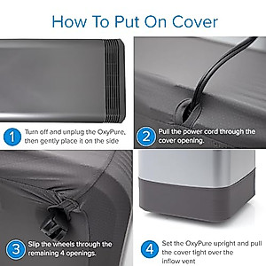 Nuwave OxyPure EZ Clean Cover 2pk OxyPure Smart Air Purifier, Made by Original Manufacturer, Fits Models 47001, 47002, 47003, 47004, 47009