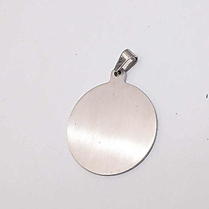 ZKDC Engraved islam Muslim Quran Allah stainless steel necklace with 60 cm chain