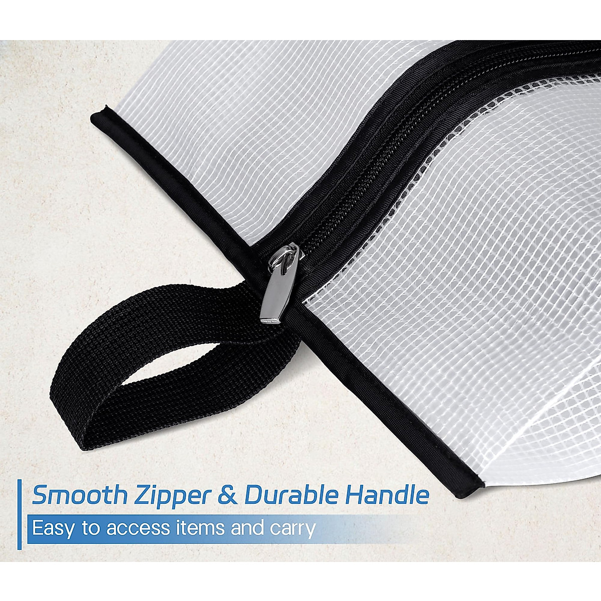 MISSLO Waterproof Shoe Bags for Travel 4 Pack XX-Large Shoe Storage Bag Clear Shoe Pouch Portable Shoe Organizer Bag with Sturdy Zipper for Men & Women