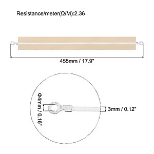 MECCANIXITY 10 Pack 0.12 X18Inch Sealer Repair Kits Heat Seal Strips Replacement Elements and PTFE Tapes for Hand Sealers